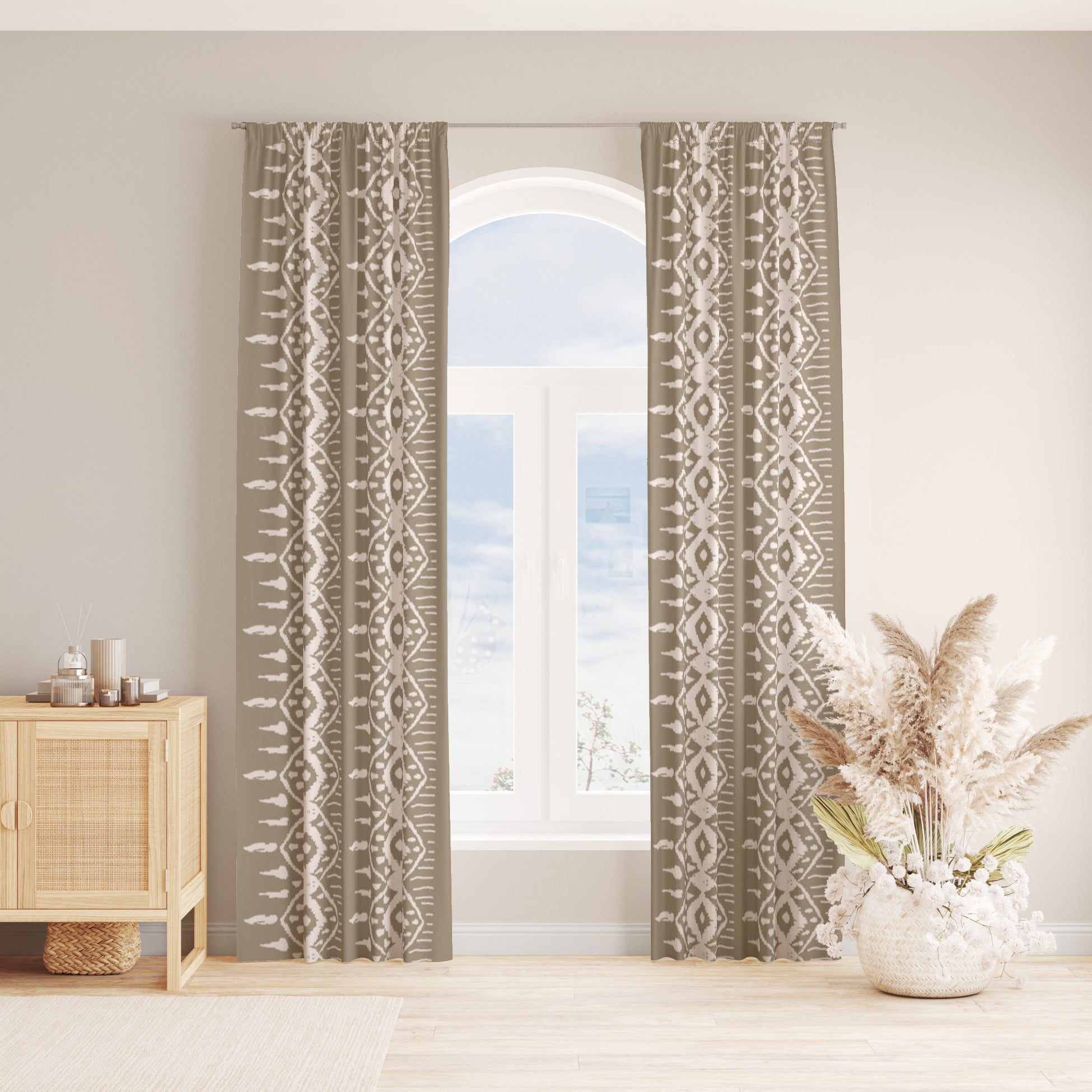 Scandinavian Curtains – Shapes Decor