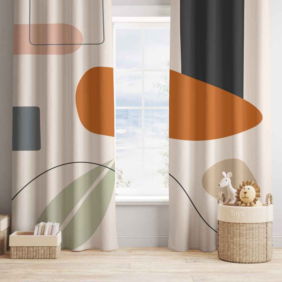Abstract Curtains – Shapes Decor