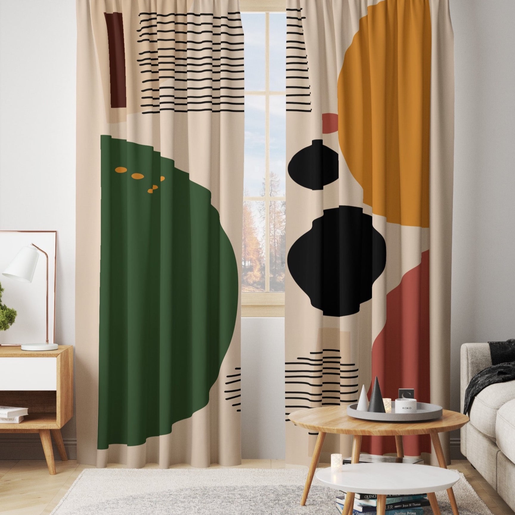 Abstract Curtains – Shapes Decor